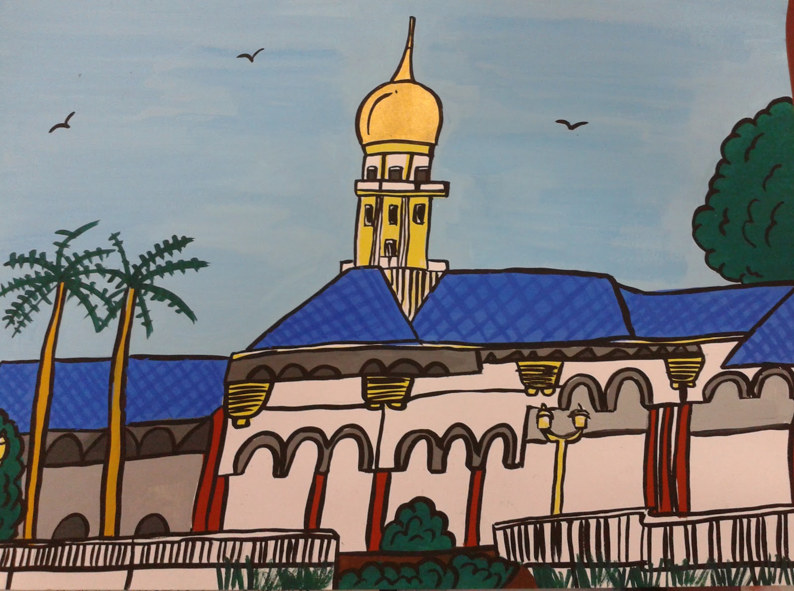 Dunia Seni Visual: Lawatan ke Istana Alam Shah, Klang