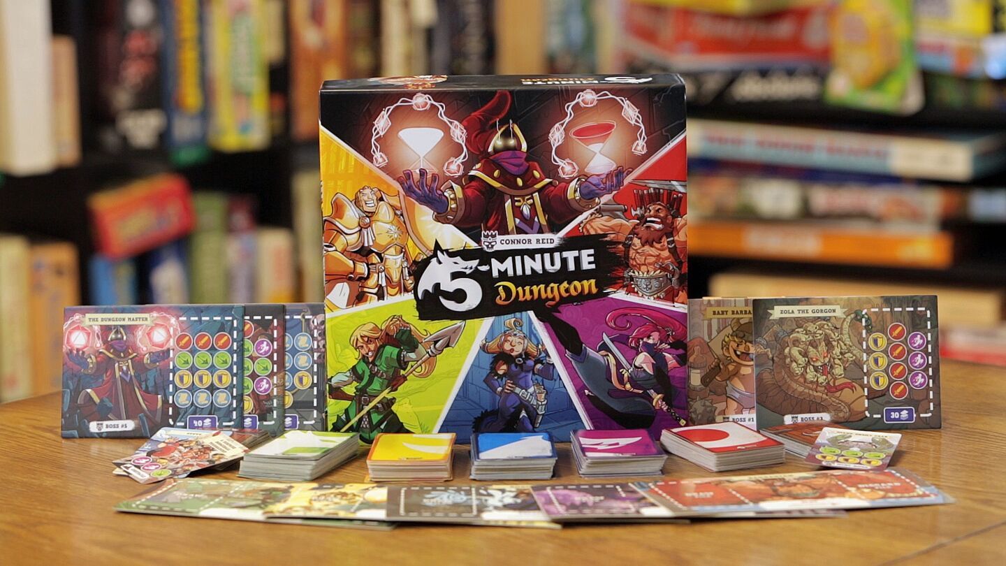 A GEEK DADDY: 5-MINUTE DUNGEON CARD GAME