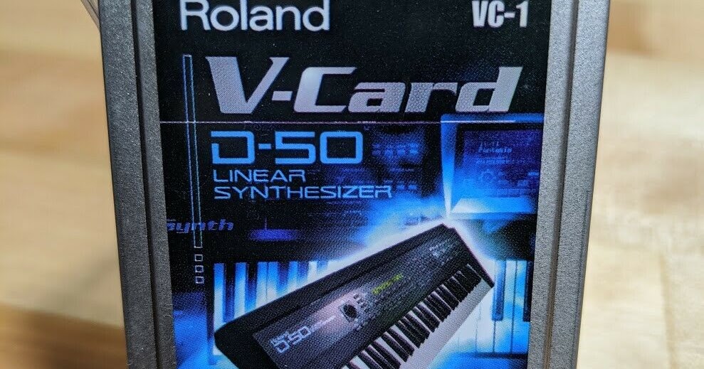 MATRIXSYNTH: Roland VC-1 V-card D-50 Linear Synthesizer board V-Synth
