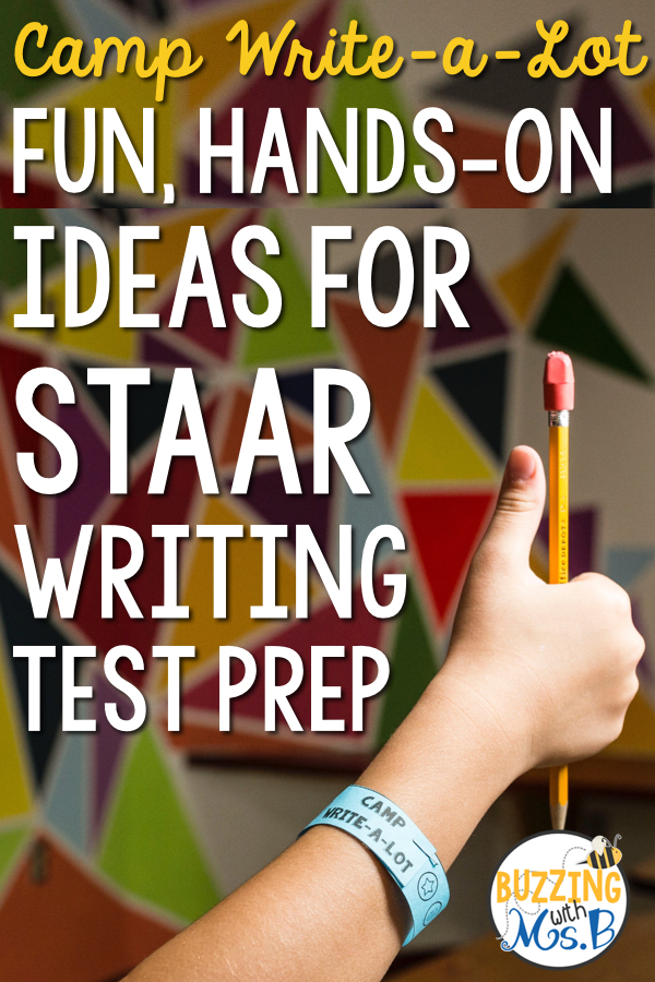 Camp Write-a-Lot STAAR Writing Test Prep & Review - Buzzing with Ms. B