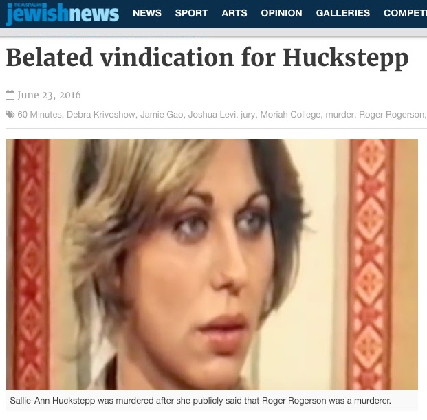 Roger Caleb Rogerson - Killer Cop: Belated vindication for Huckstepp
