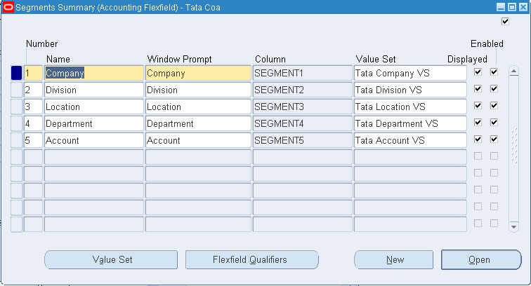 oracle concepts for you: How to setup Accounting Flexfield