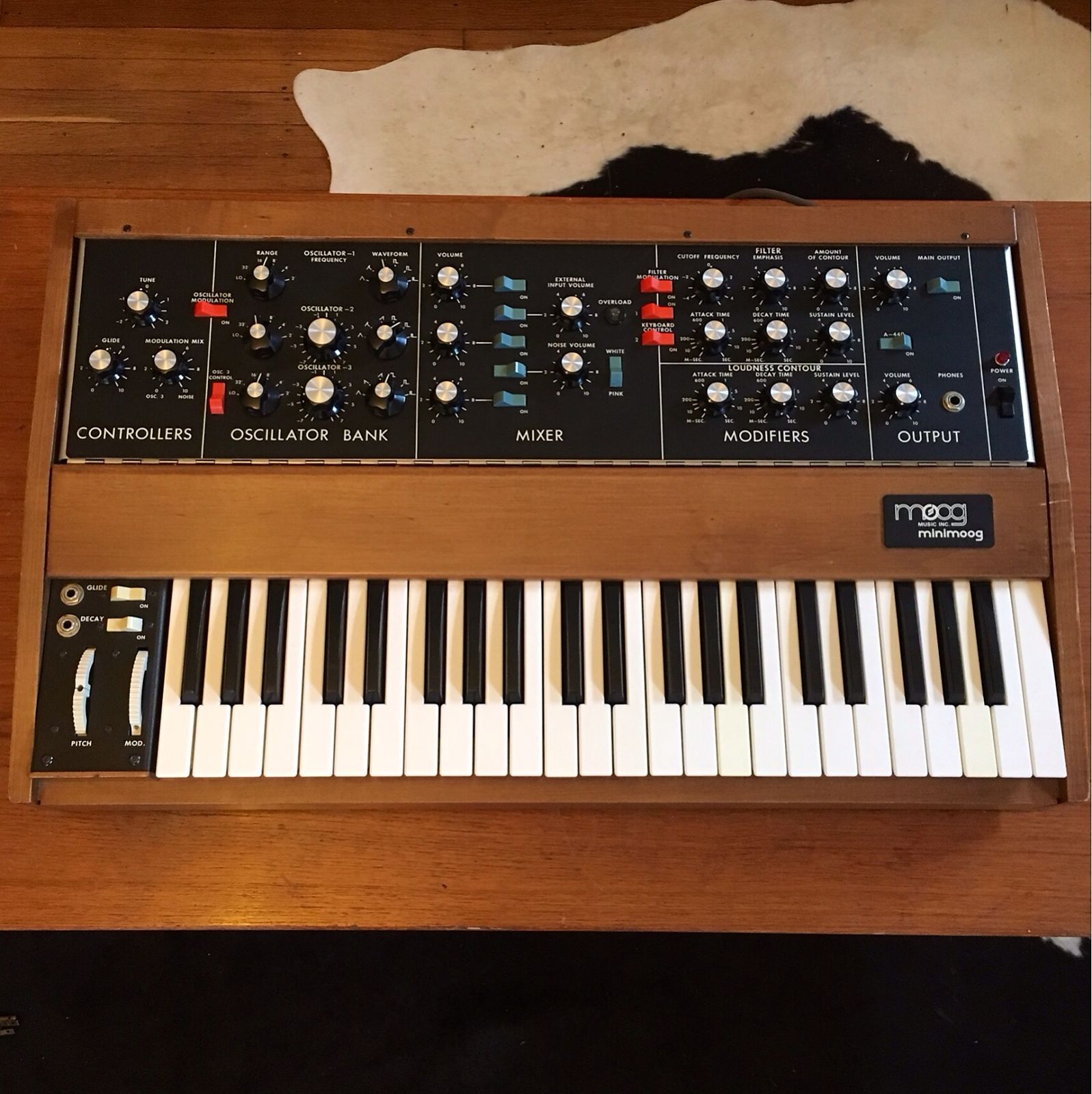 MATRIXSYNTH: Vintage Moog Minimoog Model D SN 9003 w/ MIDI
