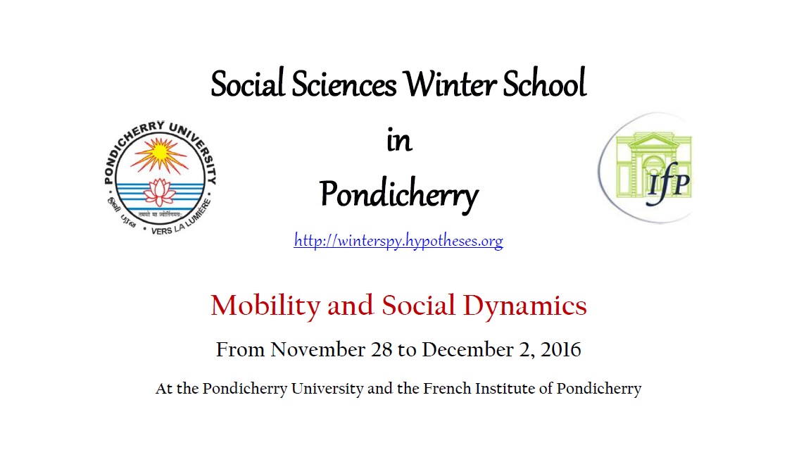 BRICSLICS: Social Sciences Winter School in Pondicherry on "Mobility ...