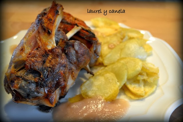 Laurel y Canela: Codillo al horno en salsa de Oporto