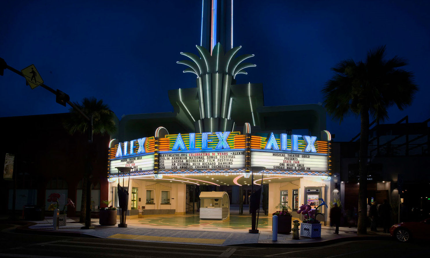 Los Angeles Theatres: Alex Theatre: history + street views