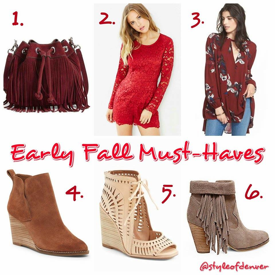 Early Fall Must-Haves for Every Woman!