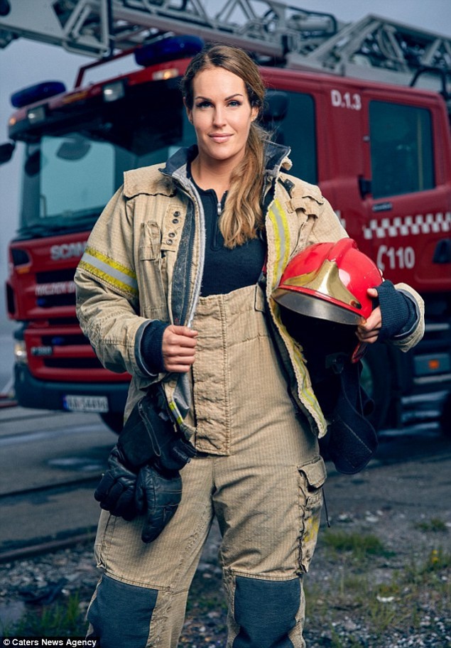 Norwegian Female Firefighter Lifts Trucks and Charms With Her Beauty ...