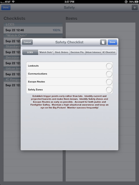 InciNotes™ Blog: Incident Safety & Incident Commander Checklist