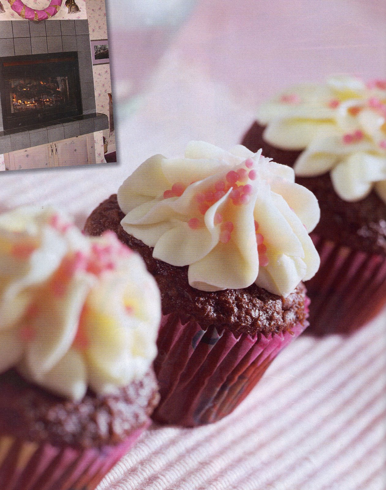 Muffins σοκολάτας γεμιστά με μερέντα!