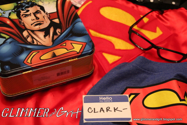 Glimmer And Grit: DIY Clark Kent/Superman Kids Costume