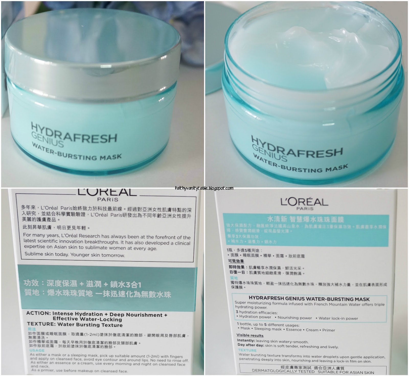 Review of L’Oréal Paris Hydrafresh Genius range (Multi-Active Genius ...