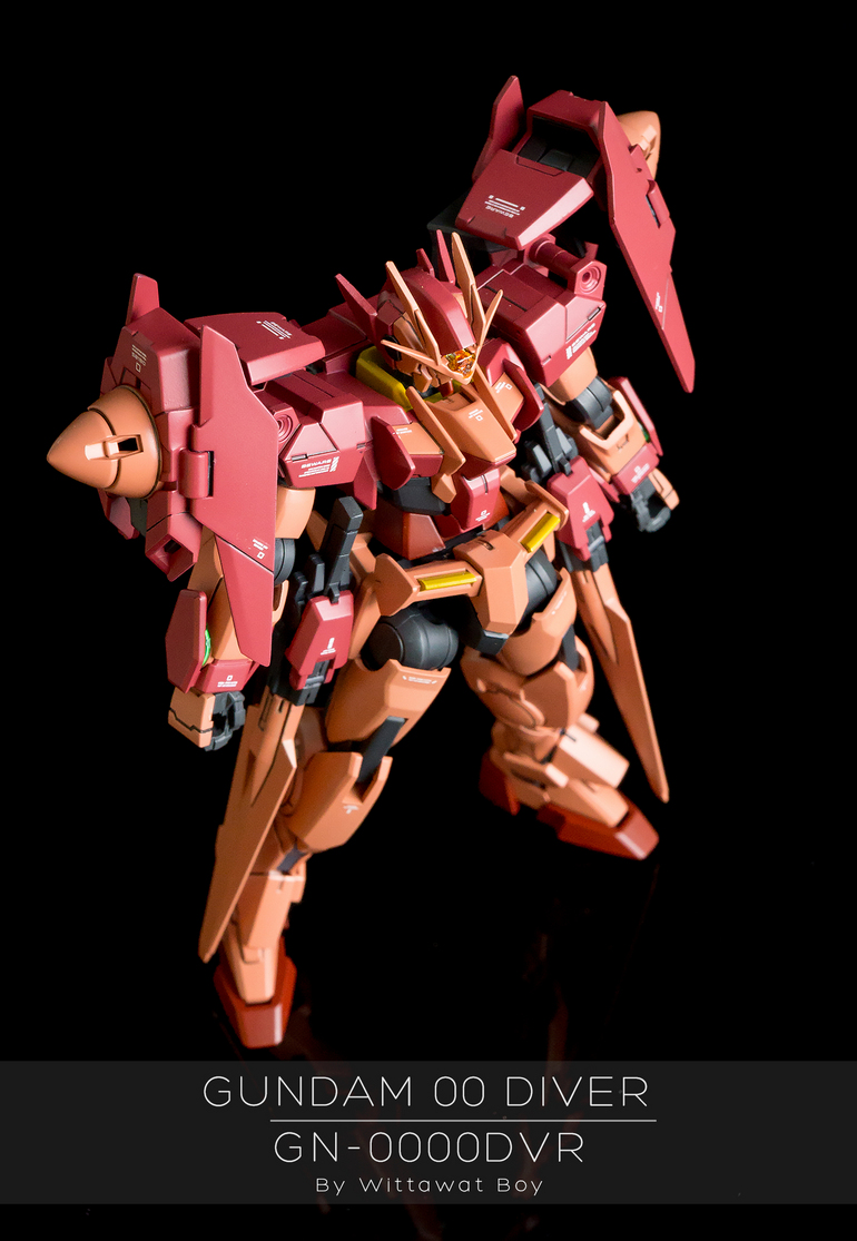 Painted Build: HGBD 1/144 Gundam 00 Diver