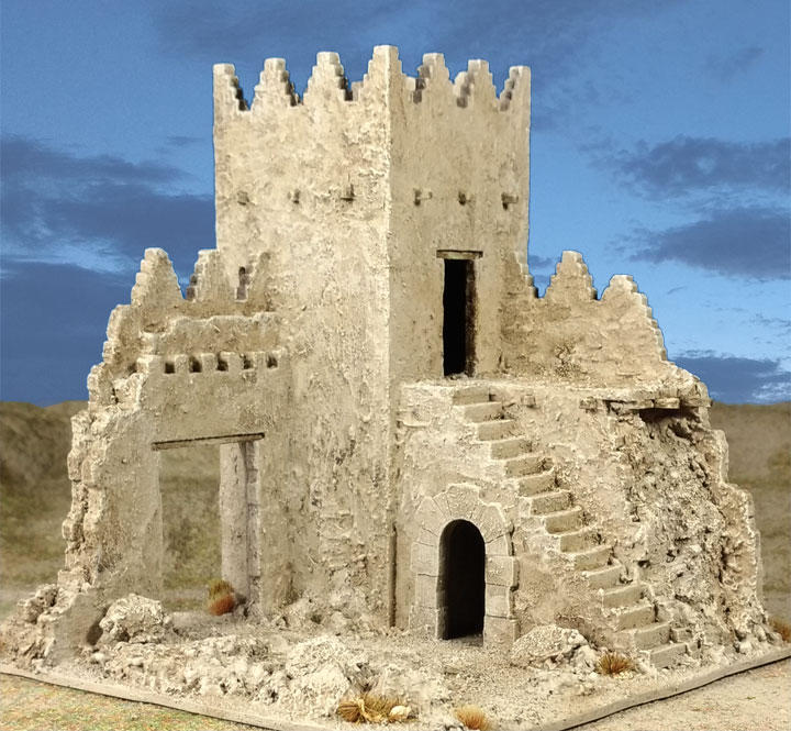 Jim's Wargames Workbench: Supreme Littleness Desert Fort Ruin