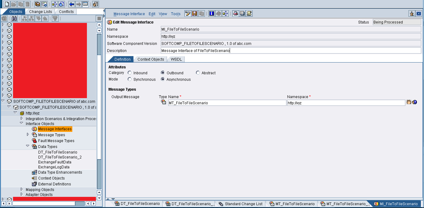SAP XI/PI/PO tutorial for beginners: SAP PI File to File scenario