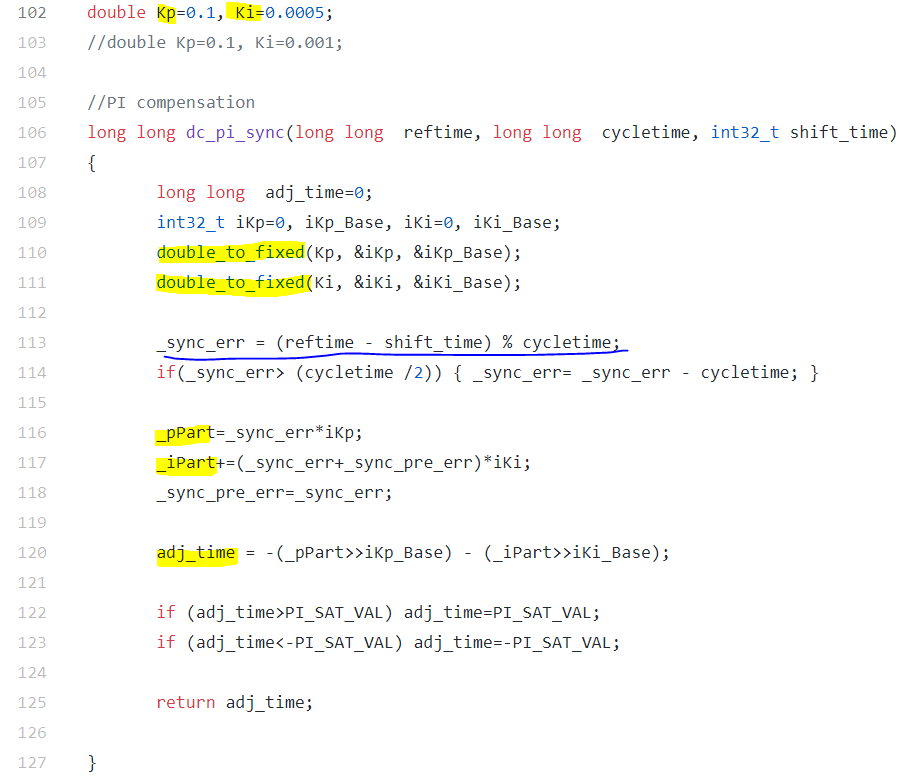 Simple Robot: Distributed Clock on Raspberry Pi EtherCAT Master