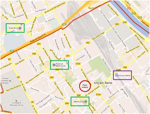 LE HUBLOT d'Ivry-sur-Seine: Pour venir