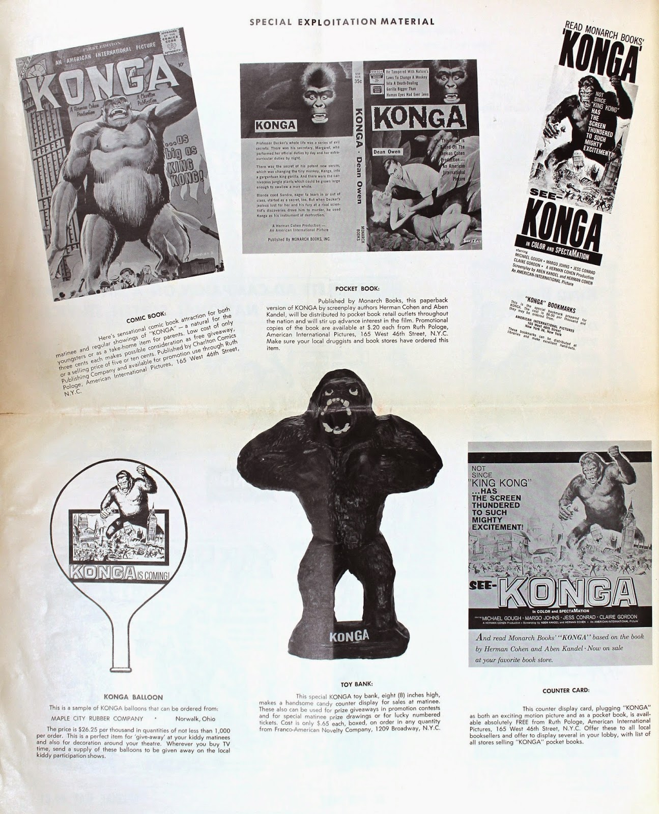 Rip Jagger's Dojo: The Exploitation Of Konga!