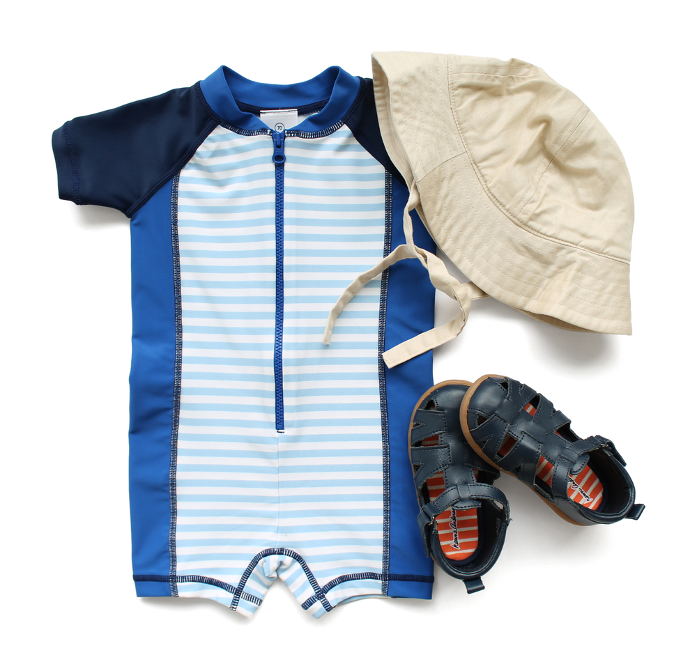 A Day At The Beach For Baby Boy