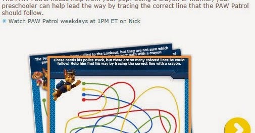 Paw Patrol: Free Printable Follow the Line Pack. - Oh My Fiesta! in english