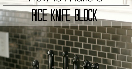 How to Make a Rice Knife Block - Building Plans | Pneumatic Addict