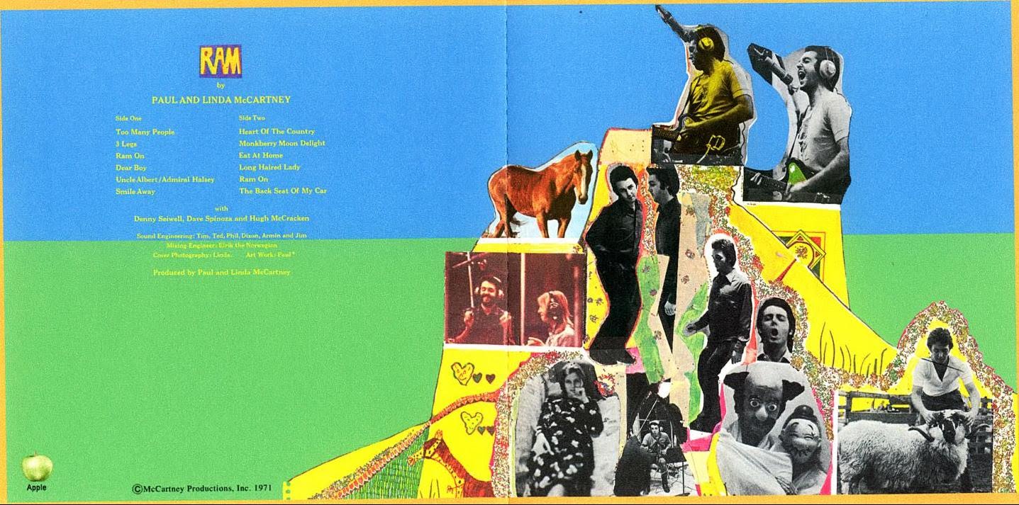 DIÁRIO DOS BEATLES: O álbum RAM de Paul McCartney completa 45 anos