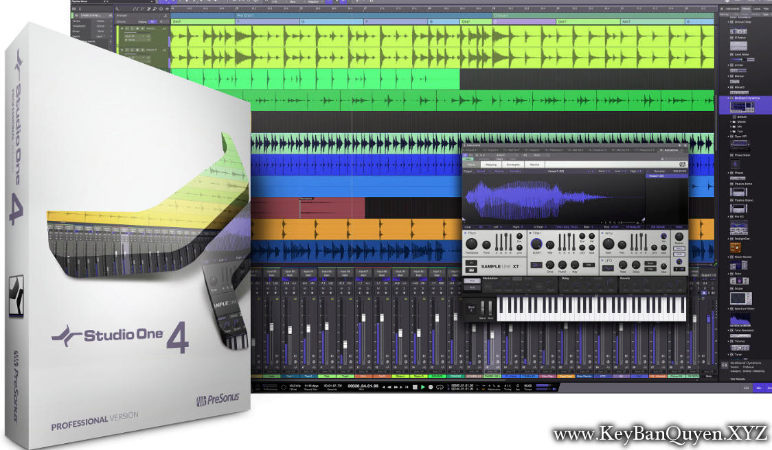 PreSonus Studio One 4 Professional V4.1.1 Full Key Download, Thiết ...