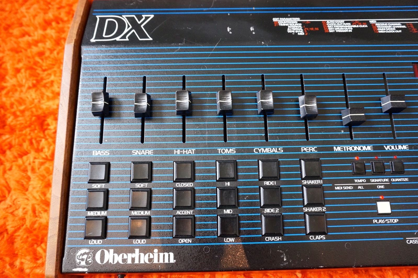 MATRIXSYNTH: Oberheim DXa (DX w/ factory midi)