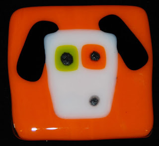 Omega Glass: Fused Glass Art that's Ridiculously Cool: Dog Face ...