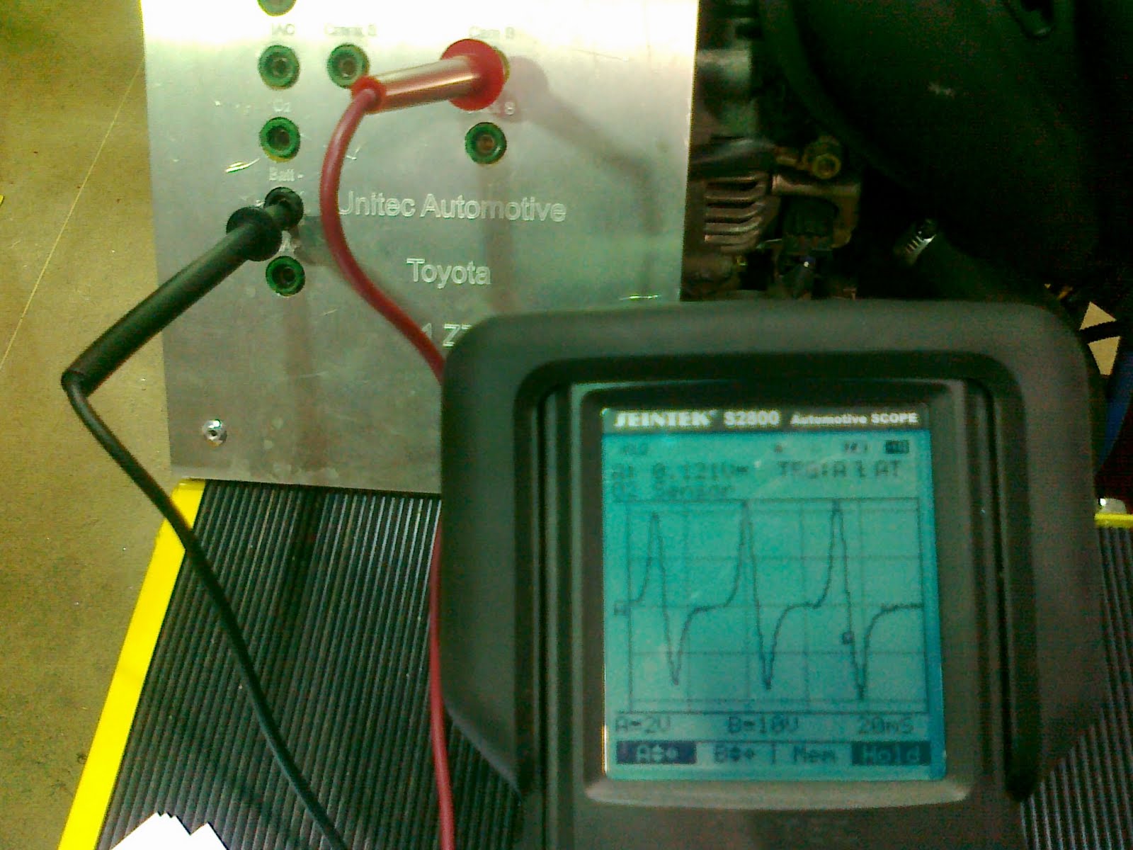 TTEC4826: WS3A Oscilloscope pattern to capture