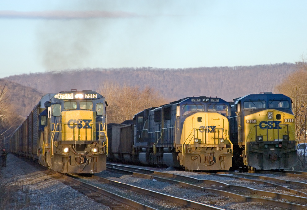 MDRails: Locomotives: CSX Brunswick Yard