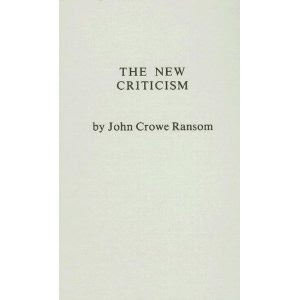 English Literature: New Criticism