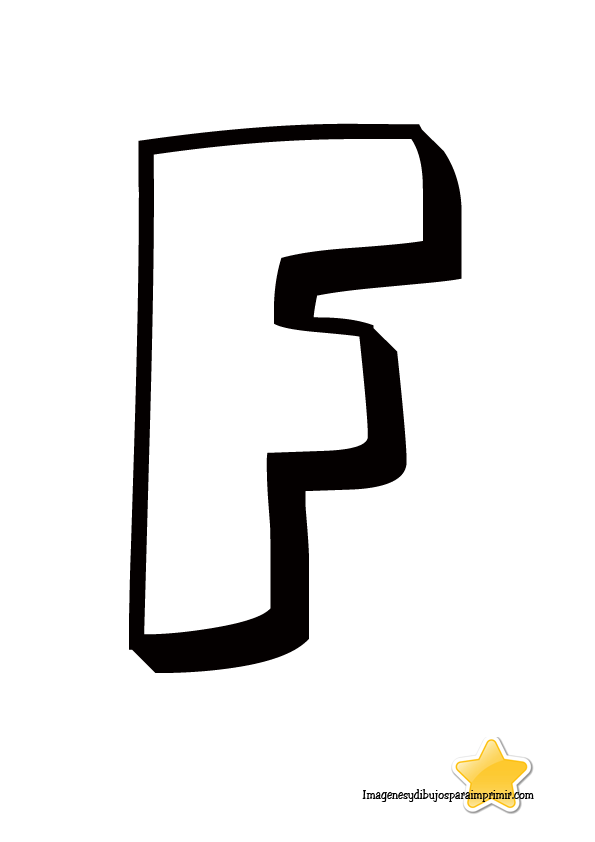 Letra f para imprimir letras grandes para imprimir | Letras grandes ...