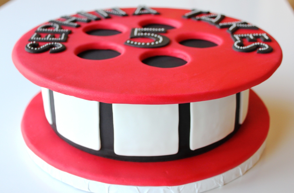 cocoa & fig: Custom Film Reel Cake