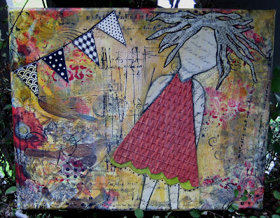 GOT ART?: Banner Day Canvas Collage