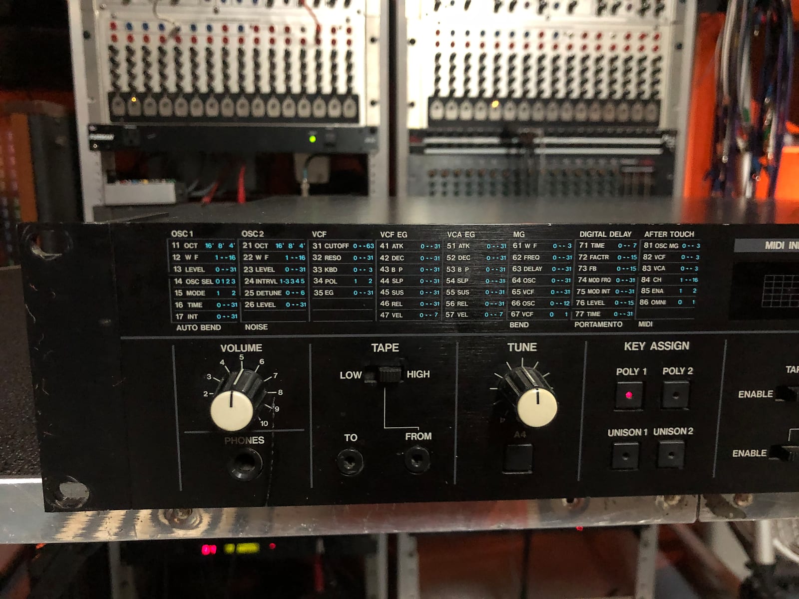 MATRIXSYNTH: Korg EX-8000 Digital / Analog Hybrid Synth SN 004029