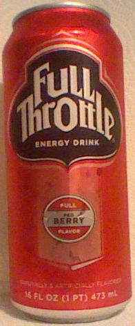 Caffeine King: Full Throttle Red Berry Energy Drink Review