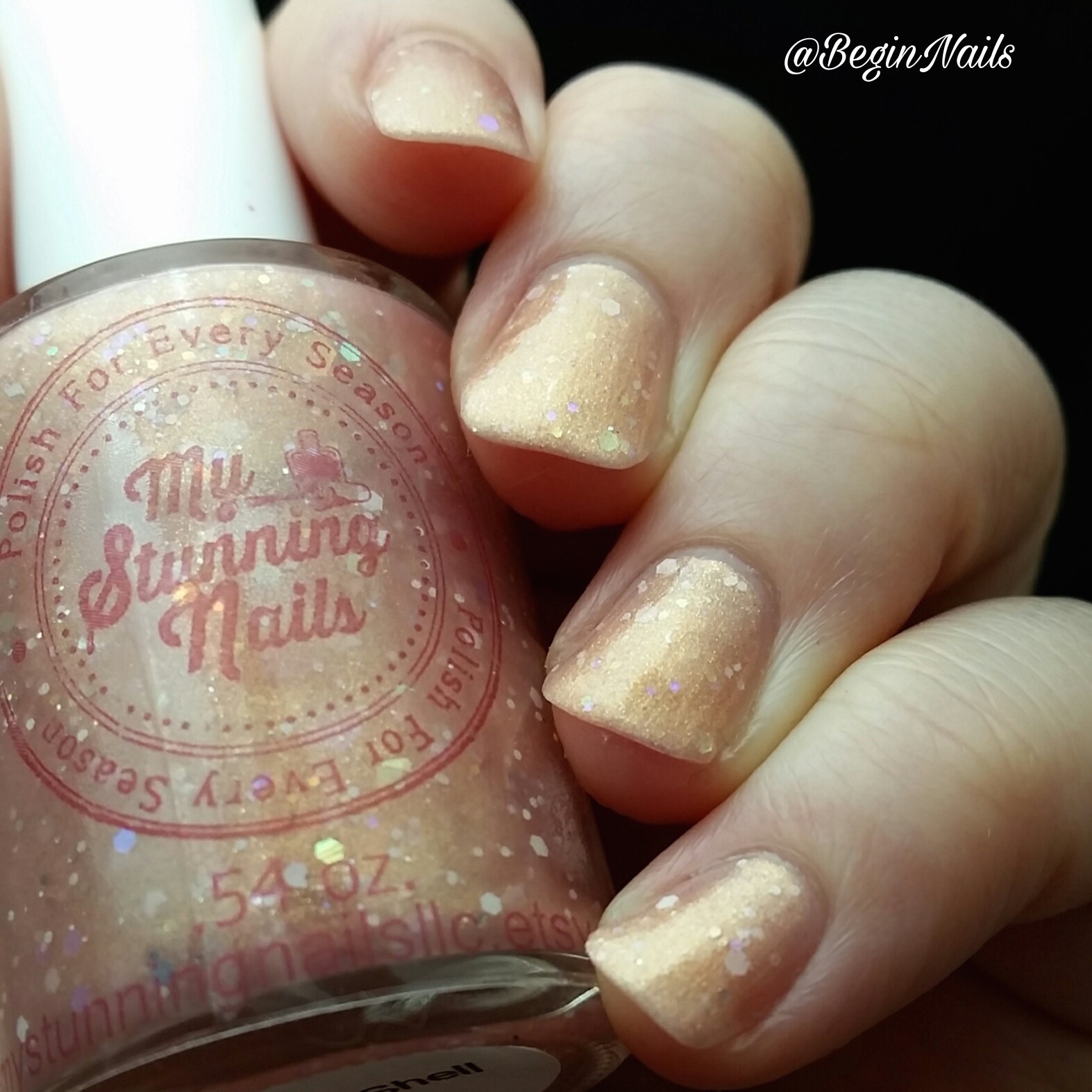 Let's Begin Nails: Polish Pick Up: My Stunning Nails Conch Shell Swatch ...