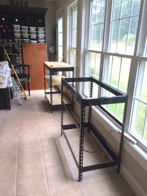 Sew Many Ways...: Workbench Sewing Table...