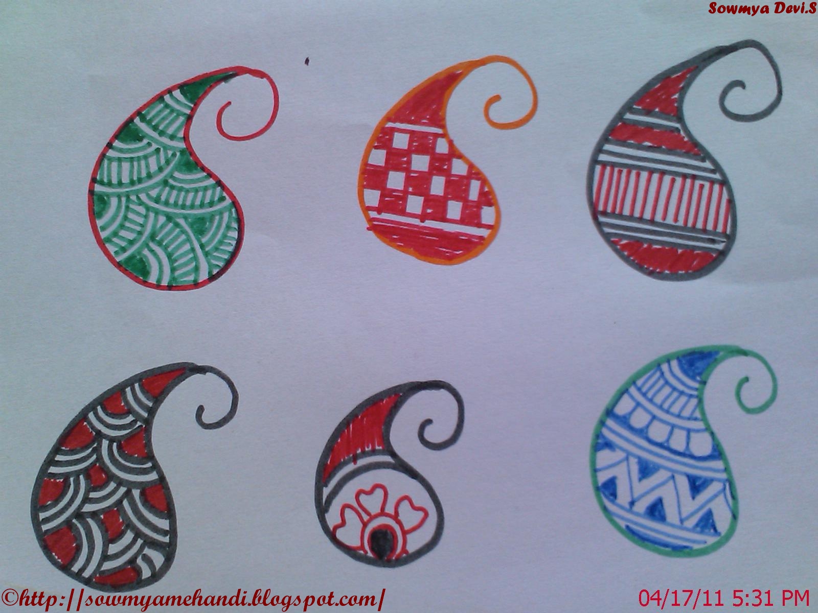 SOWMYA'S MEHNDI: Simple Mango Fillings