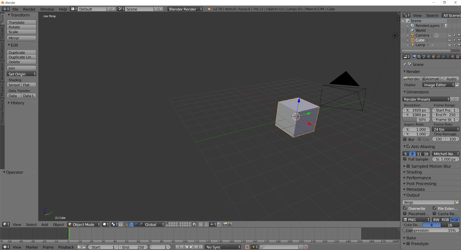[Blender] 3D viewport 사용법 ~ 메이드올