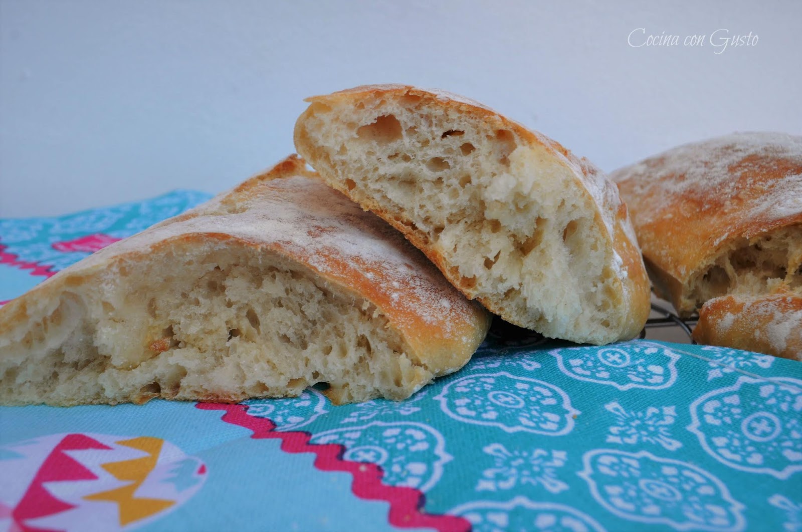 Cocina con gusto: Pan chapata