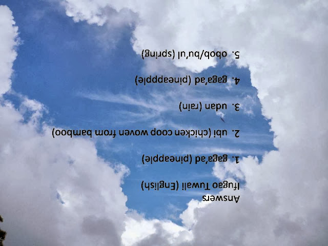 Ifugao Word: Ifugao Riddles