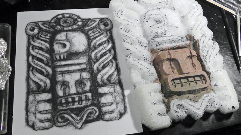 Aztec/Mayan Inspired Wall Relief Designs | RPF Costume and Prop Maker ...