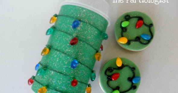 The Partiologist: Push Pops - Day 11 - Christmas Lights