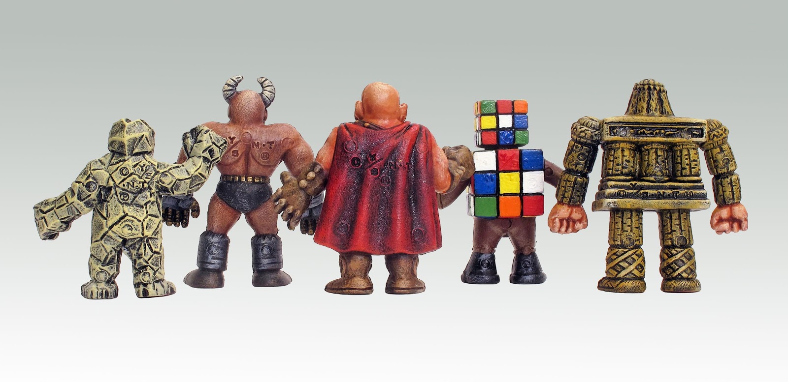 Mike's Painted Miniatures: M.U.S.C.L.E. figures