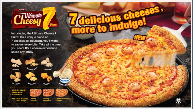 Not So Foodiot, Just A Food Lover: :: ULTIMATE CHEESY 7