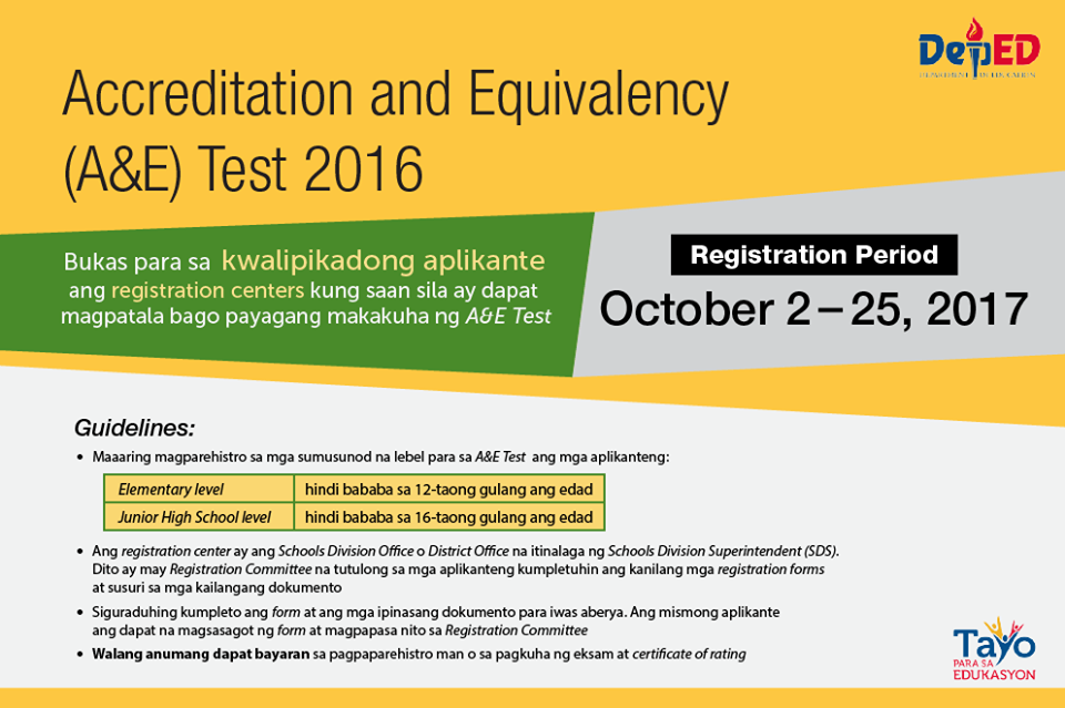 DepEd Opens 2016 2017 ALS A E Test Registration Nonoynet deped-opens-2016-2017-als-a-e-test-registration-nonoynet