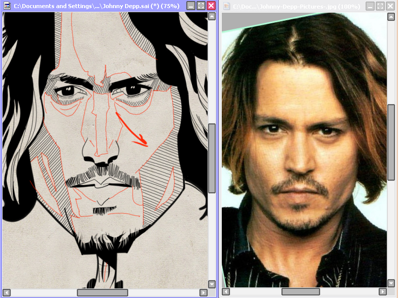 Minimal Caricature: Tutorial how to draw Caricature Step by Step