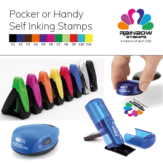 Pocket Stamps | Handy Stamps - Urgent stamp - Rainbow Stamp